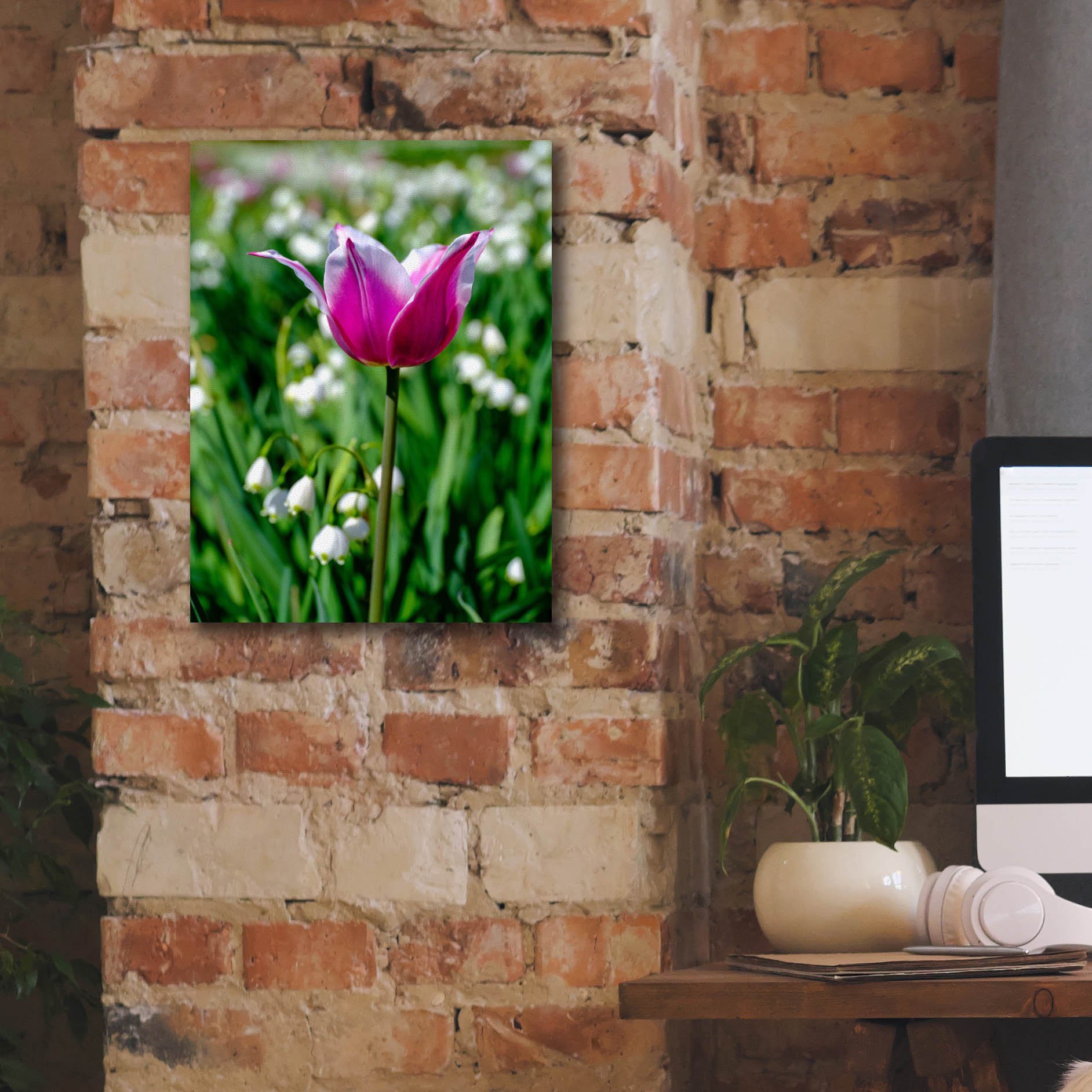 Ebern Designs 'Flower Iv' by Epic Portfolio Canvas Wall Art | Wayfair