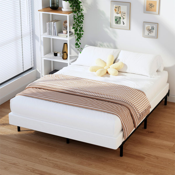 Alwyn Home 4 Inch Box Spring with Fabric Cover, 3000 lbs Metal Mattress ...