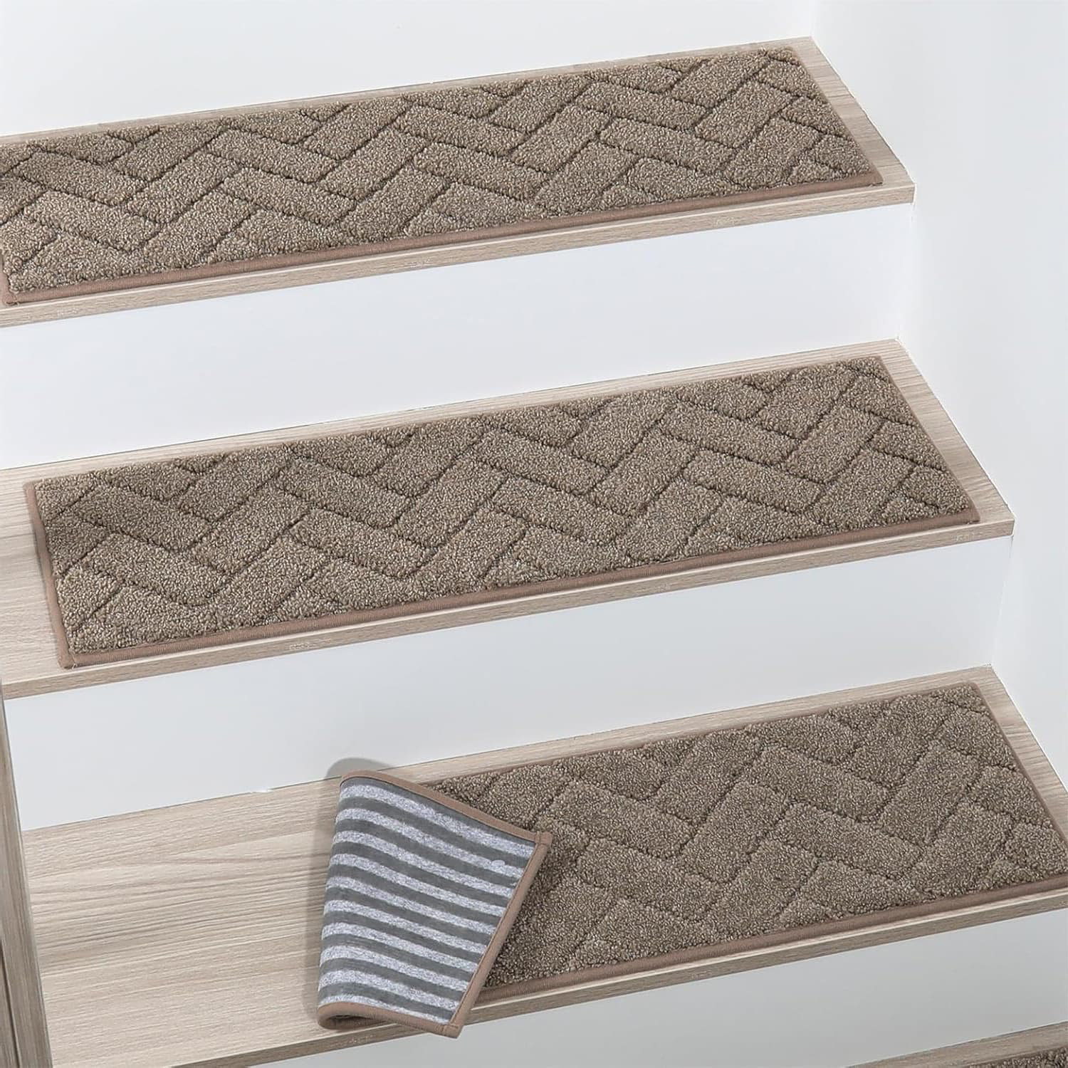 Hokku Designs Stair tread non-slip step carpet, suitable for wooden ...