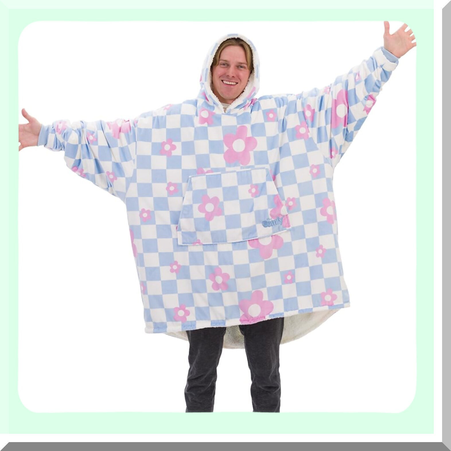 BRBCA CozyCloud Oversized Microfiber Sherpa Blanket - As Seen On Shark ...