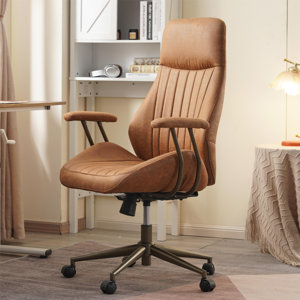 17 Stories Viola High Back Swivel Ergonomic Executive Chair with Pad ...
