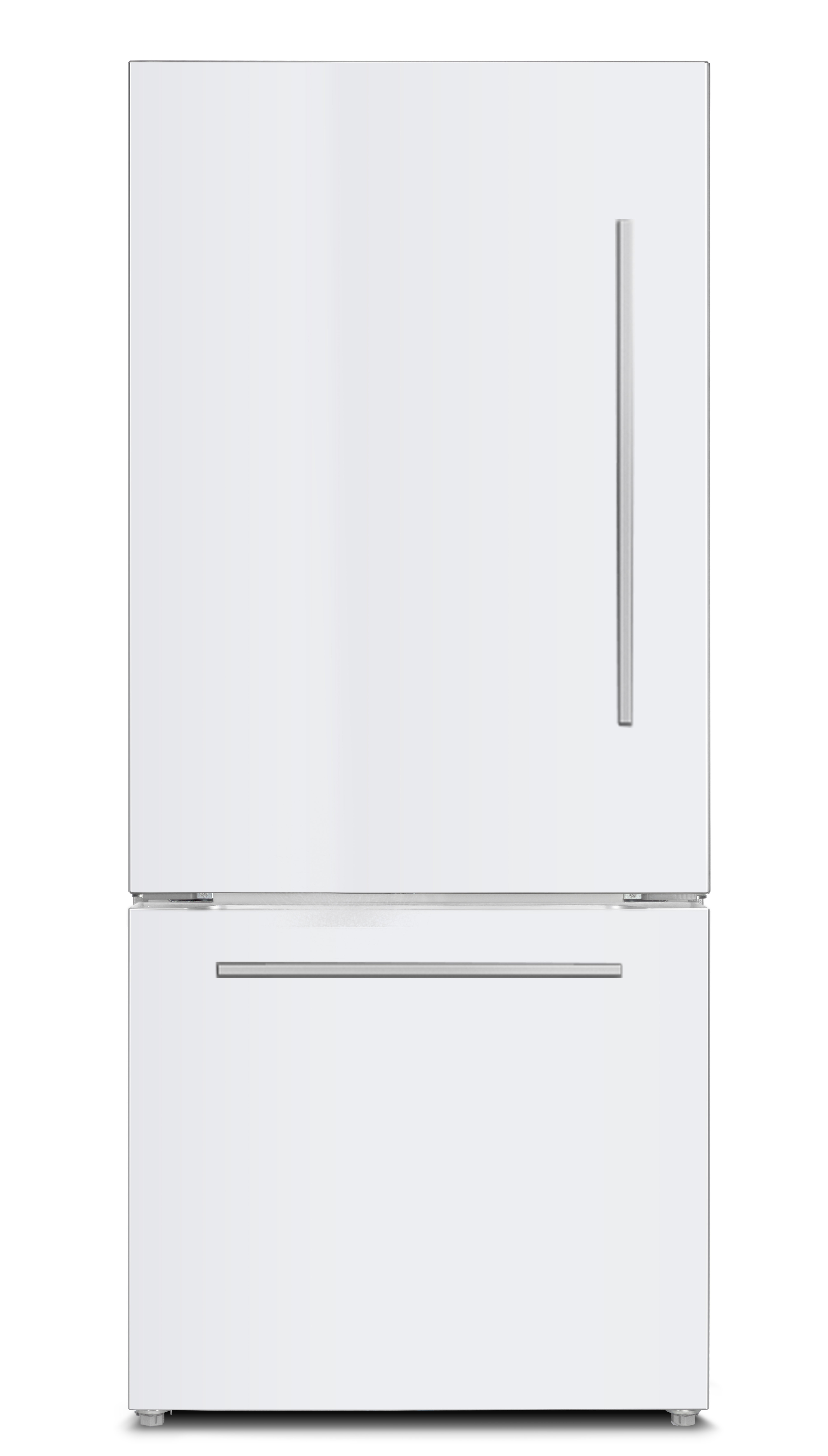 Marathon 18 cu.ft. White Bottom Mount Frost Free Refrigerator (Left ...