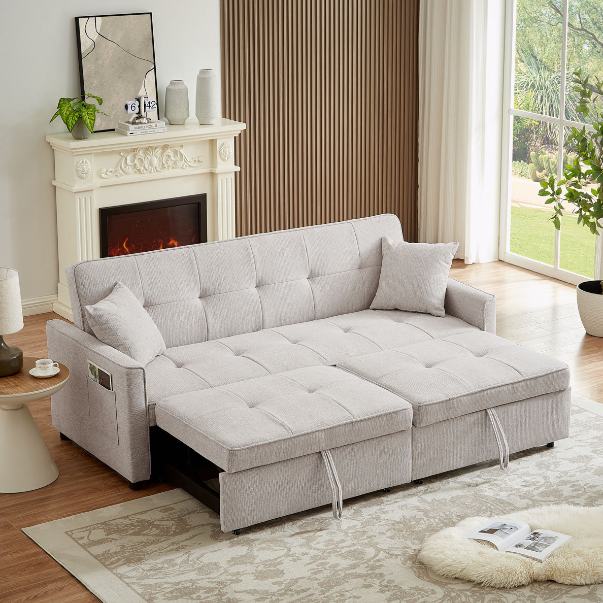 Latitude Run® Convertible Sleeper Sofa Bed | Wayfair