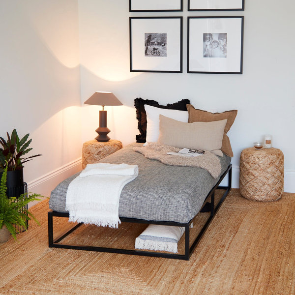 White Noise Cadagan Small Single Metal Bed | Wayfair.co.uk