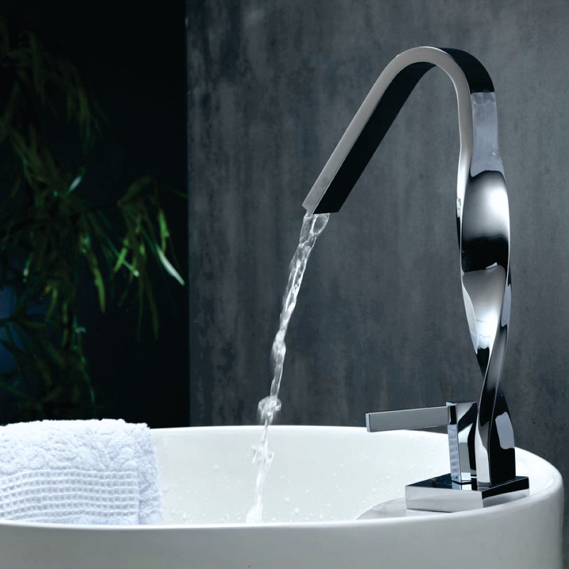Kube Bath Aqua Single Hole Faucet Bathroom Faucet & Reviews | Wayfair
