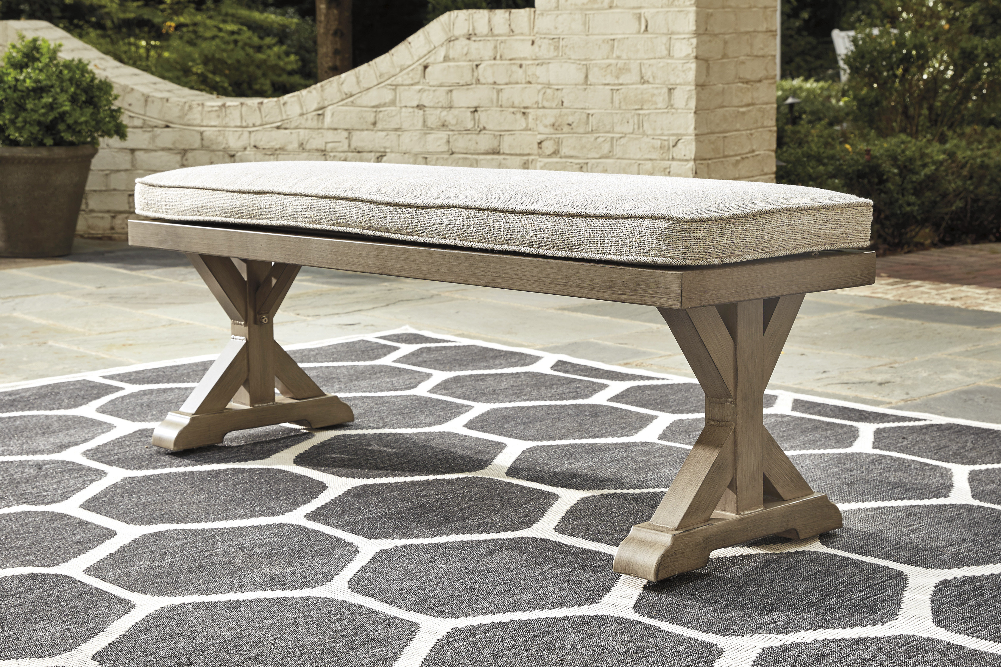 Wildon Home® Gennelle Bench with Cushion & Reviews | Wayfair