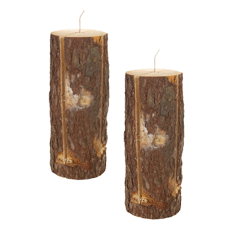 Alpen Home Joan Wooden Fire Log Torch | Wayfair.co.uk