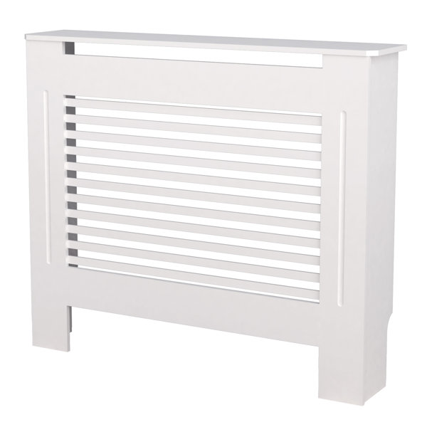 LUVODI Tall Horizontal Slats Radiator Cover Wood Cabinet Modern ...