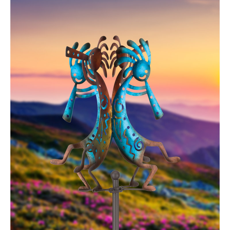 Regal Art & Gift Kokopelli Wind Spinner Stake | Wayfair