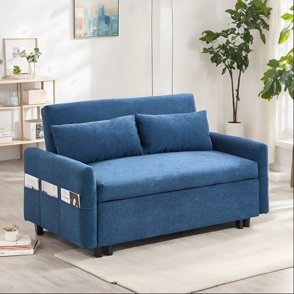 Latitude Run® Chappelka 55.1'' Sofa Bed Pull Out Sleeper Sofa Loveseats Couch & Reviews | Wayfair
