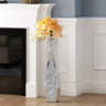 Canora Grey Azeria Handmade Mirrored Glass Floor Vase Crushed Diamond ...