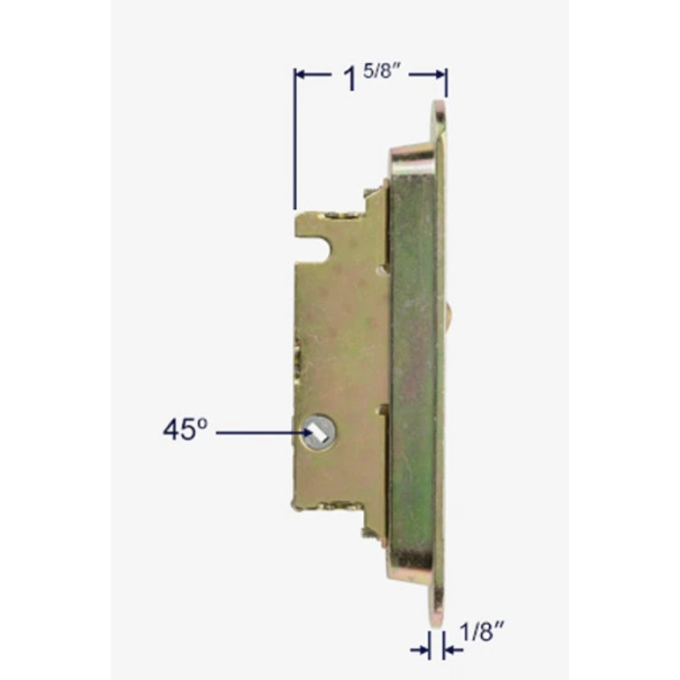 G.A.S. Hardware Sliding Door Mortise Lock Latch | Wayfair
