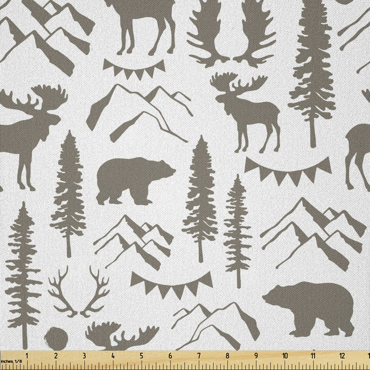 The Seasonal Aisle Alfreada Wild Nature Theme Multi-Purpose Fabric ...