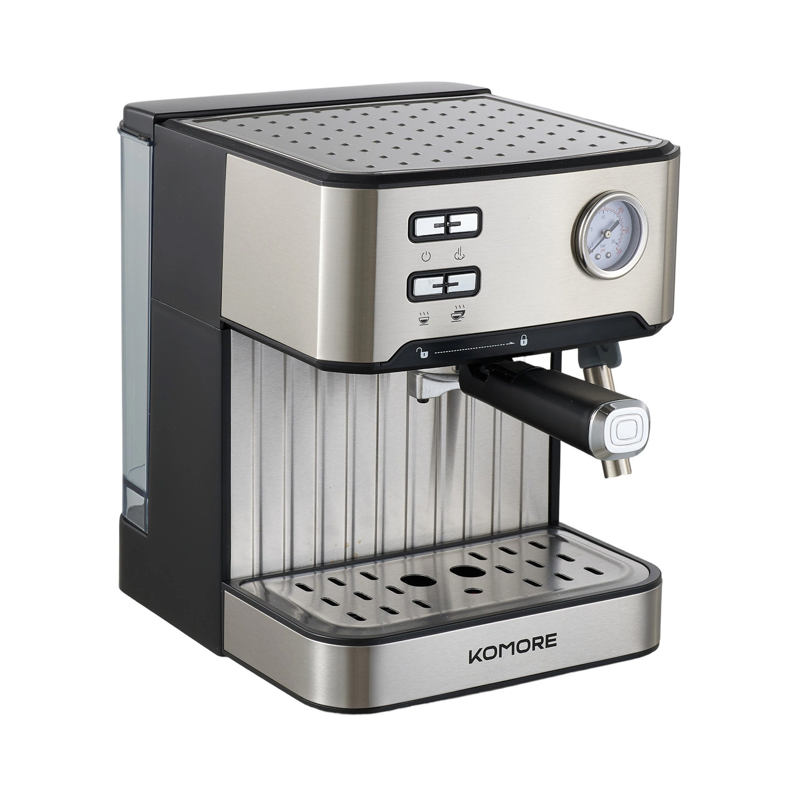 Living and Home 850W 430 Stainless Steel Espresso Machine with Pressure ...