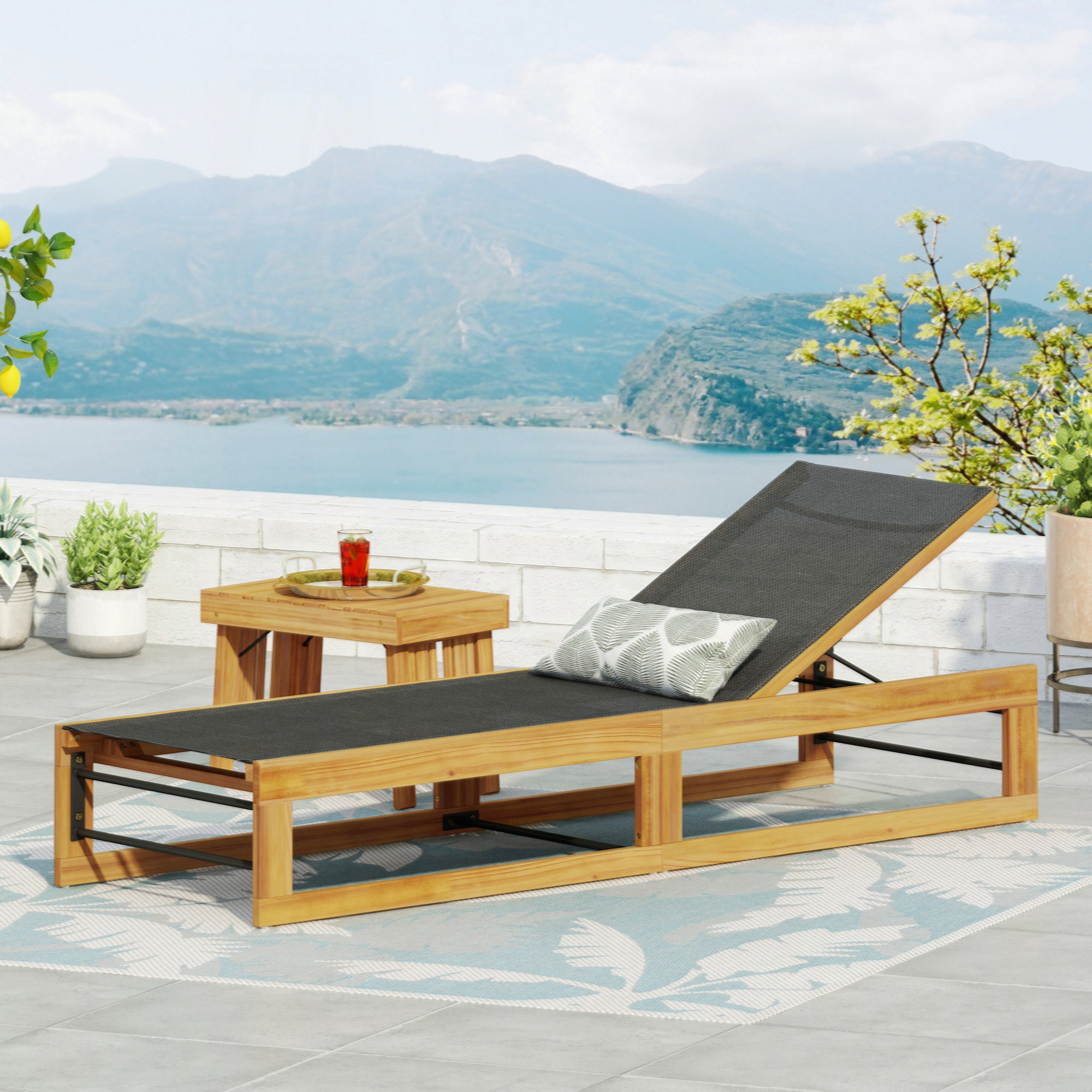 Arlmont & Co. Relaxing Outdoor Chaise Lounge For Enjoying Summertime ...