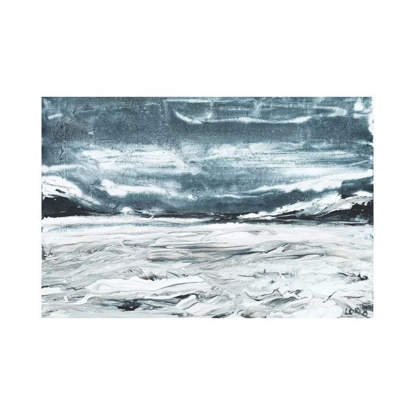 Metro Lane Unsettled Sky by Lori Burke - Wrapped Canvas Art Prints ...