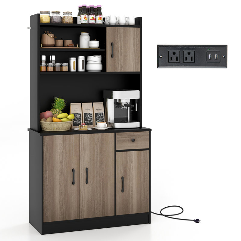 Latitude Run® Mackala 71" Kitchen Pantry | Wayfair