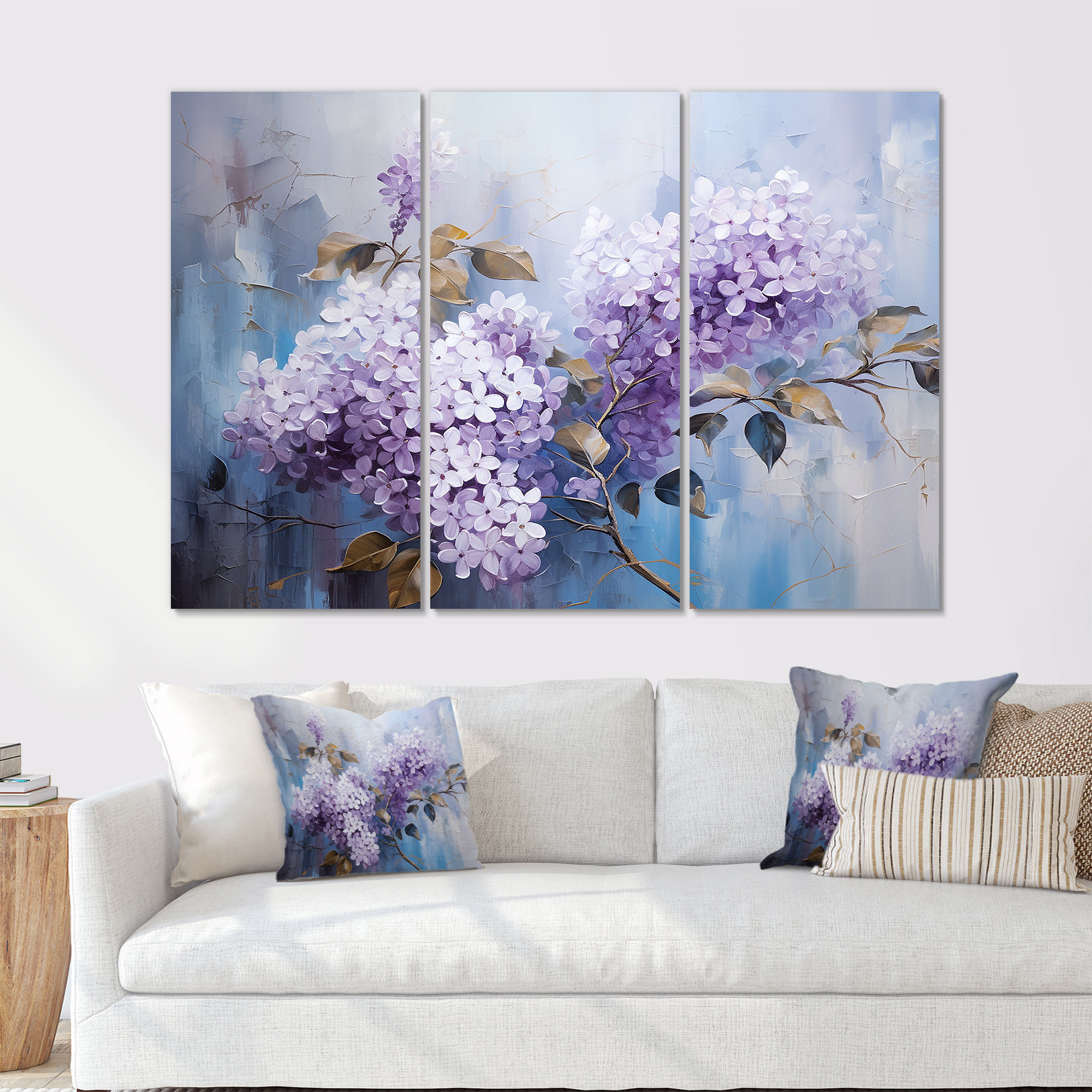 Red Barrel Studio® Pastel Lilac Dreams IV - Lilacs Wall Art Living Room ...