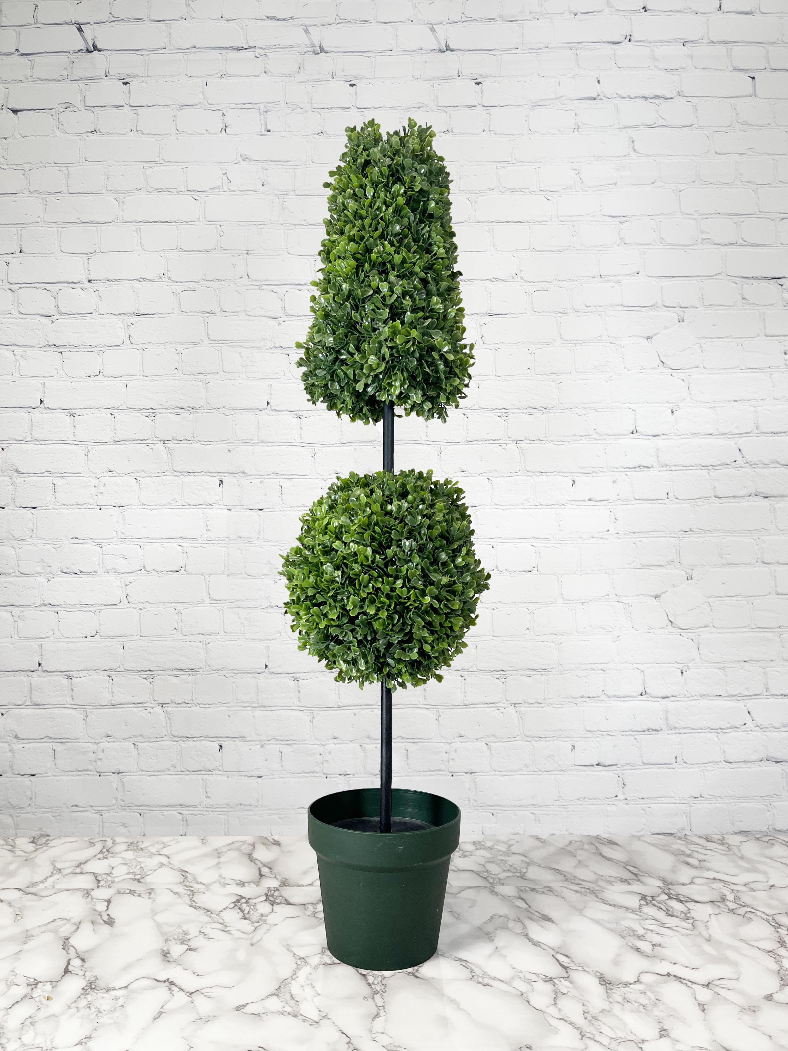 Primrue 38'' Faux Boxwood Tree in Pot | Wayfair