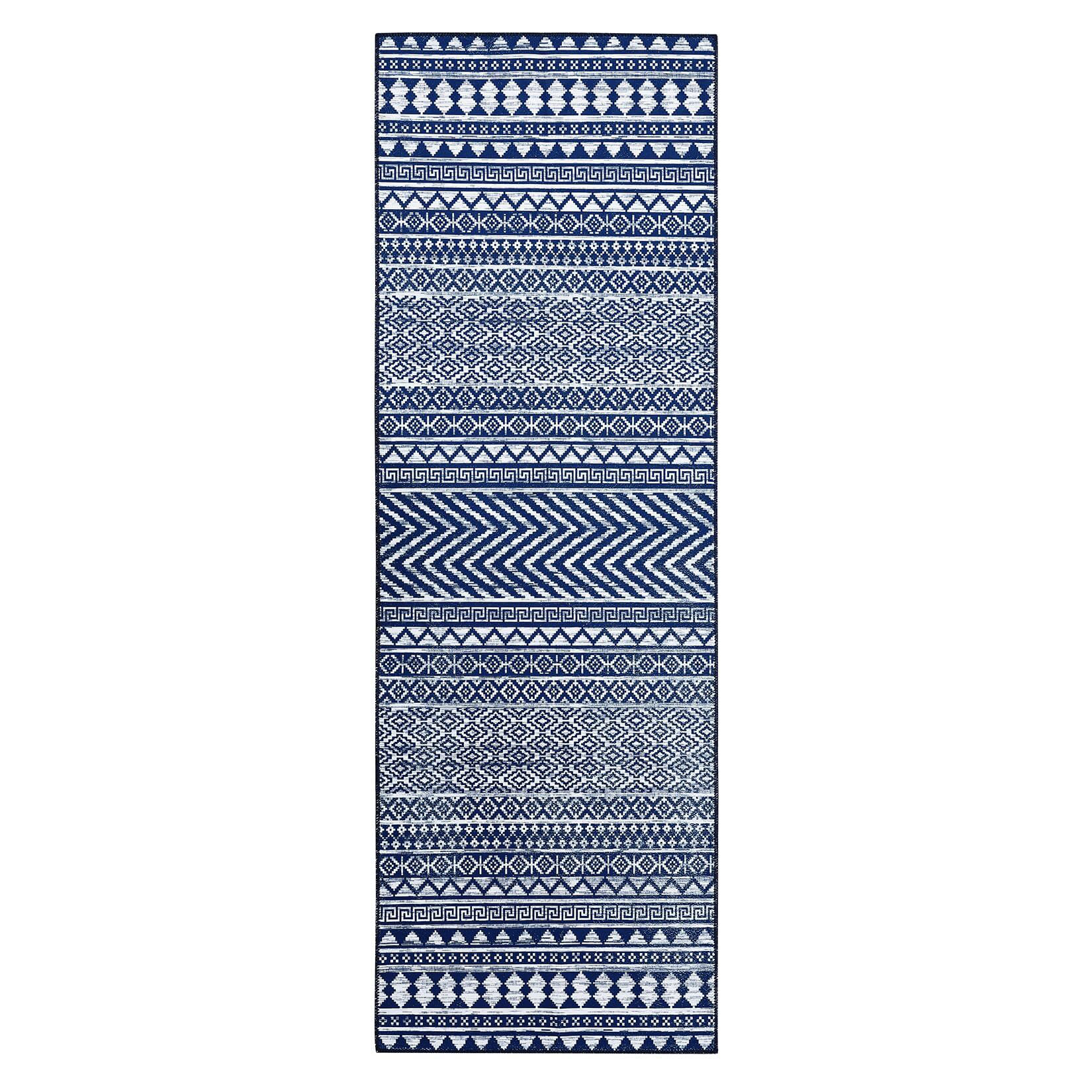 Union Rustic Washable Rug Moroccan Farmhouse Area Rug Non-Slip Stain ...
