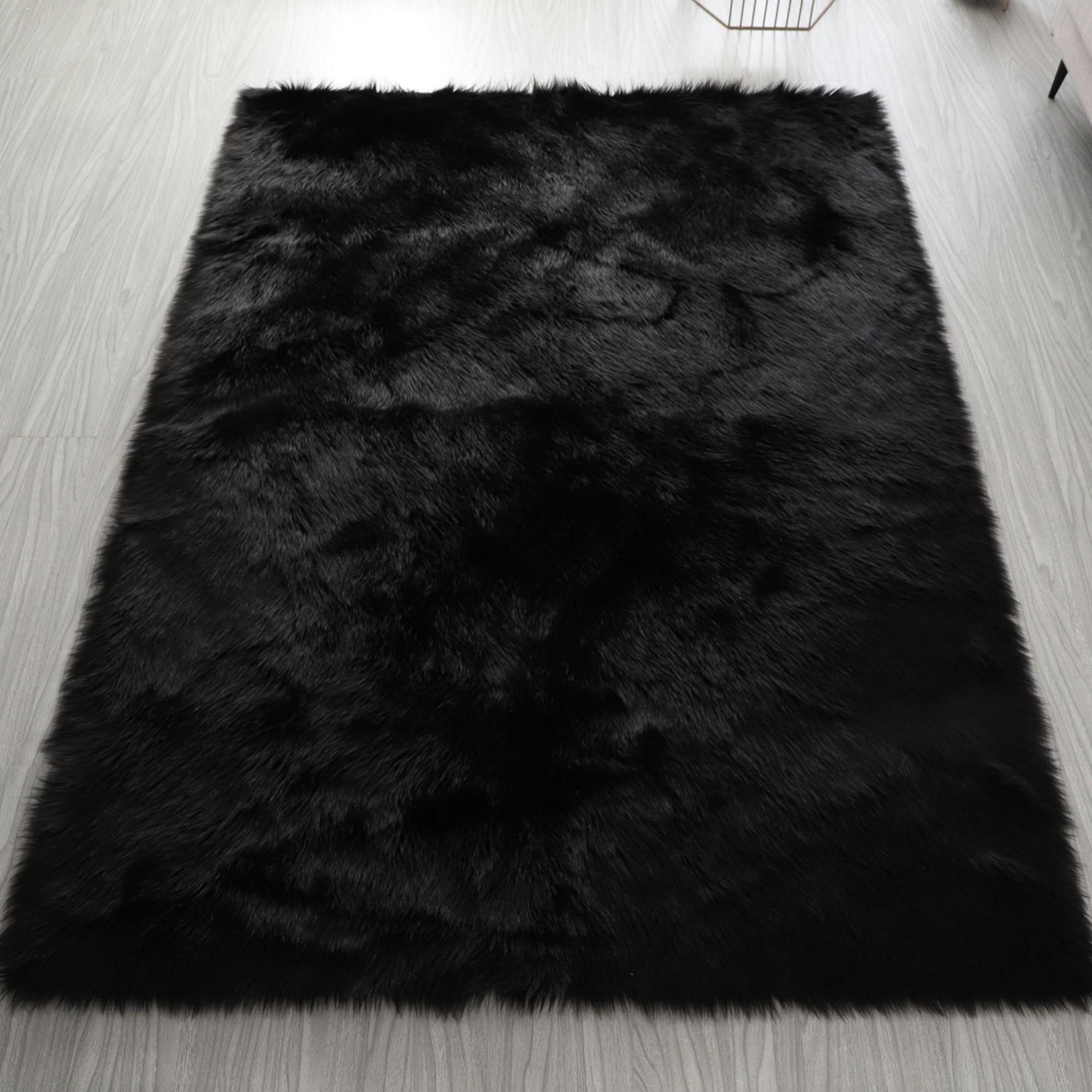 Everly Quinn Lily Luxury Chinchilla Rectangular Area Rug | Wayfair