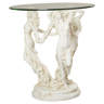 Astoria Grand Beldin Glass Top Figurine End Table & Reviews | Wayfair