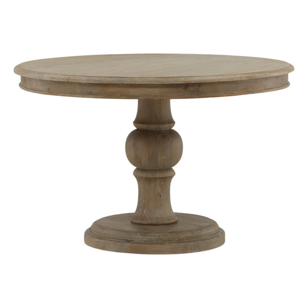 Laurel Foundry Modern Farmhouse® Babb 47" Round Mango Wood Hand Carved ...