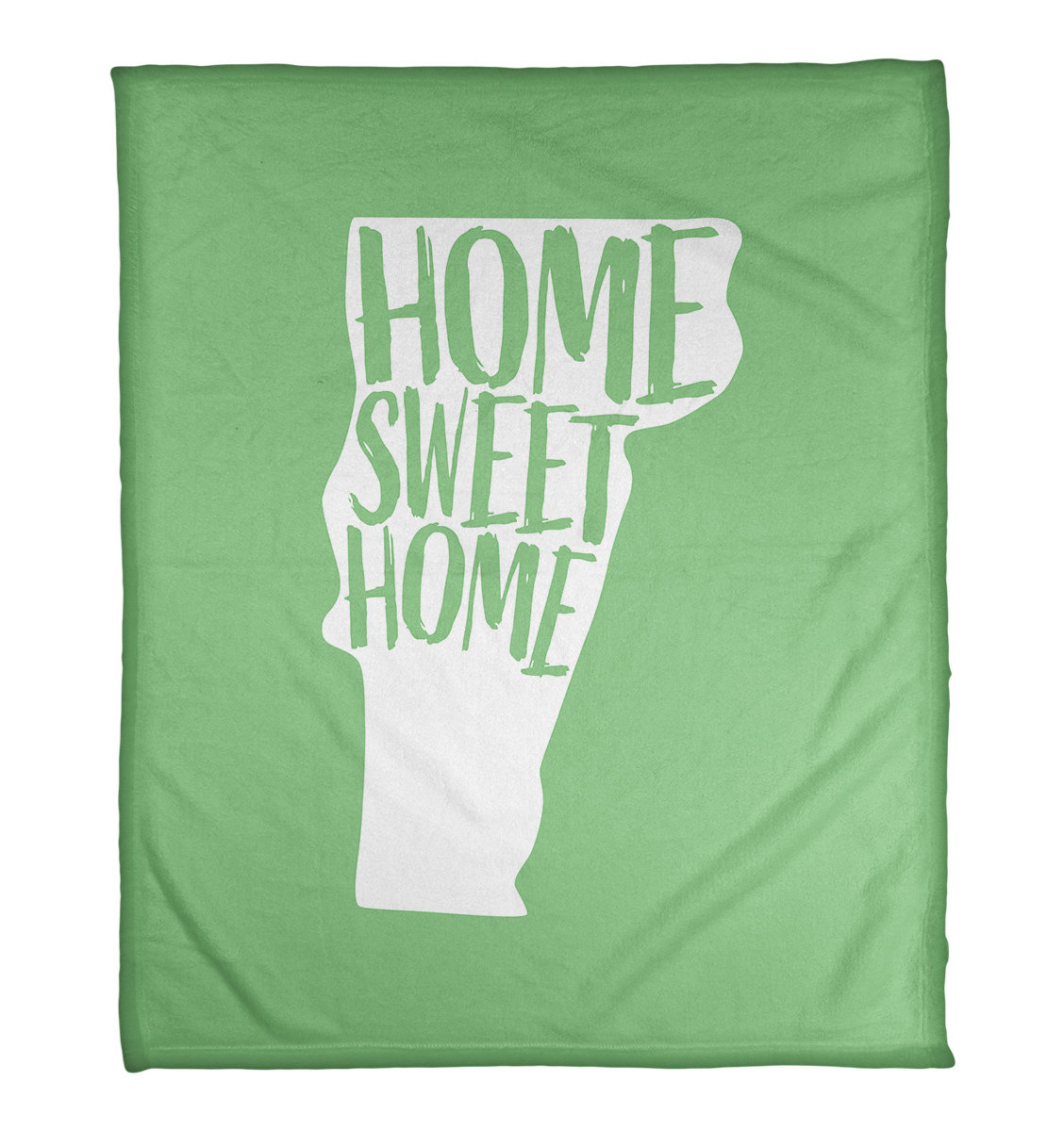 ArtVerse Home Sweet Vermont Fleece Throw | Wayfair