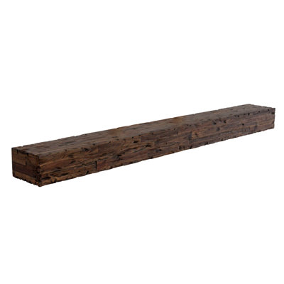 Loon Peak® Senda Solid Acacia Wood Mantel & Reviews | Wayfair
