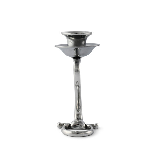 Arthur Court 6'' H Aluminum Tabletop Candlestick | Wayfair