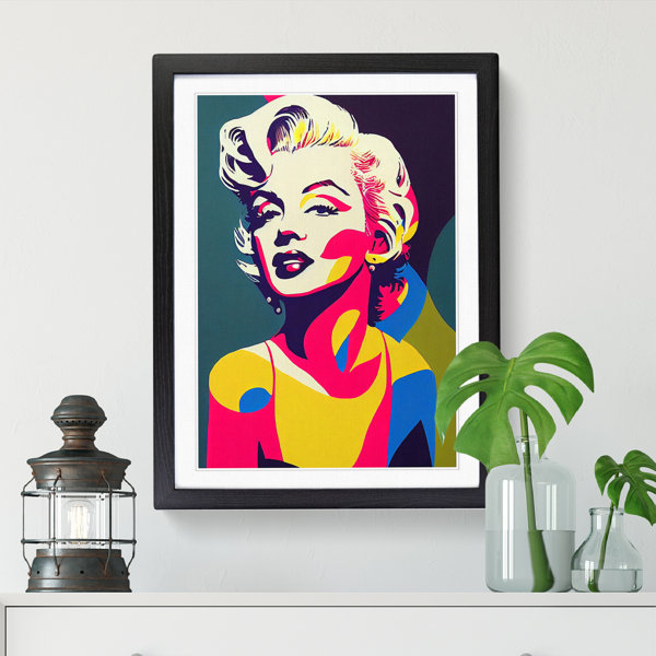 Marlow Home Co. Galenos Marilyn Monroe Painting - Picture Frame Graphic ...