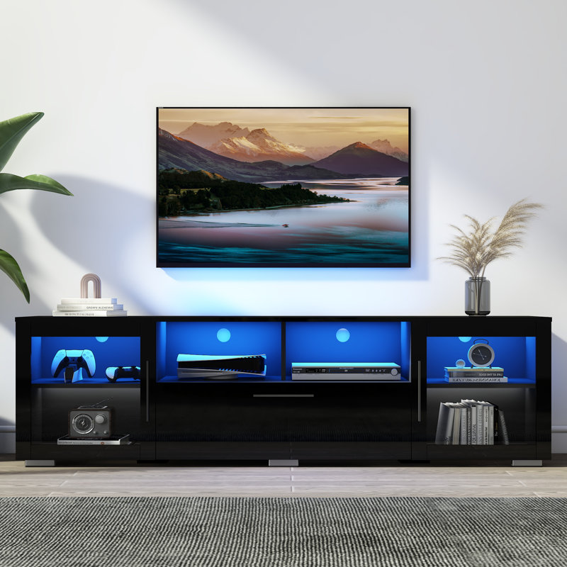 Wrought Studio Halayna 70'' W Storage Credenza | Wayfair