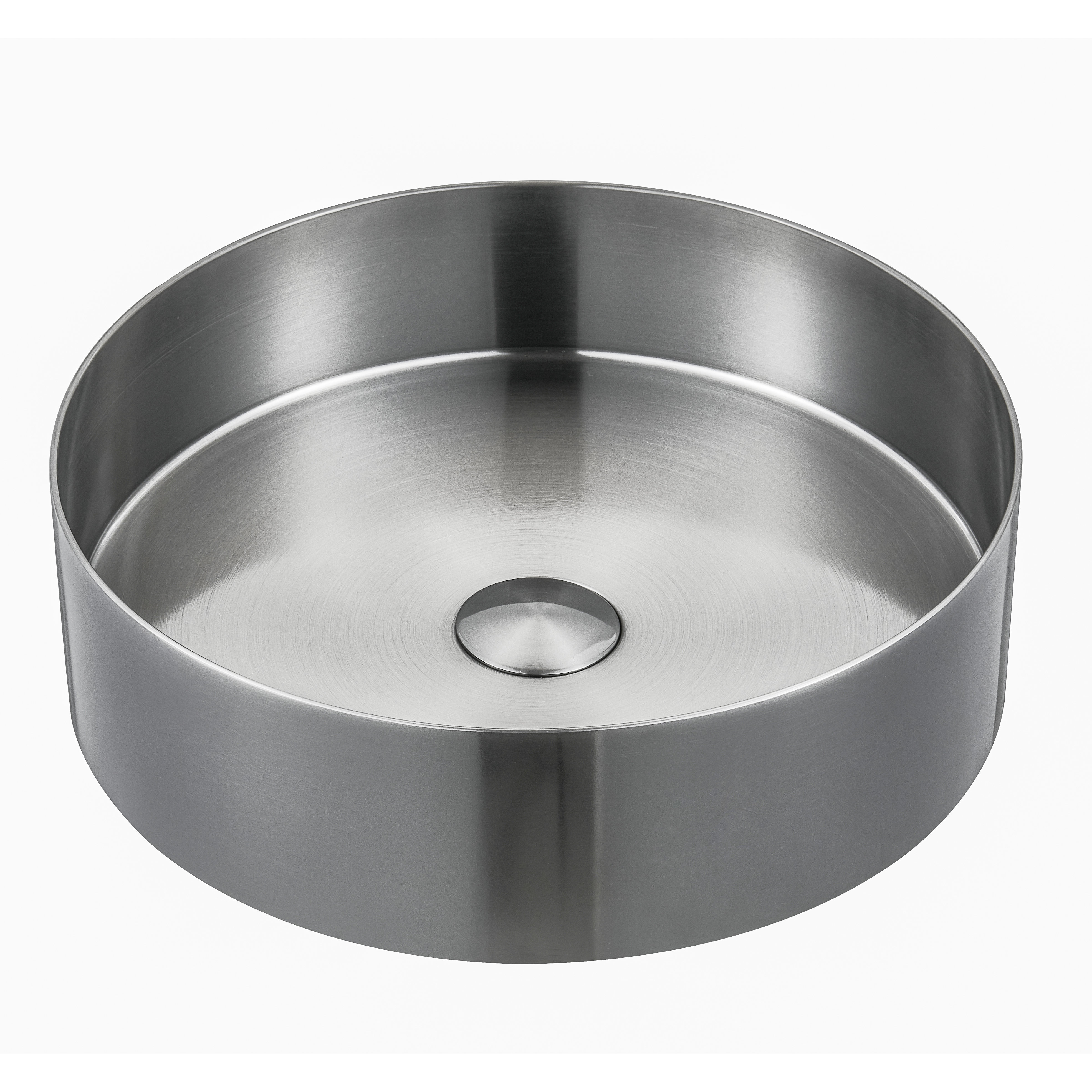 Mercer41 Kainon 15.5'' Stainless Steel Circular Bathroom Sink & Reviews ...