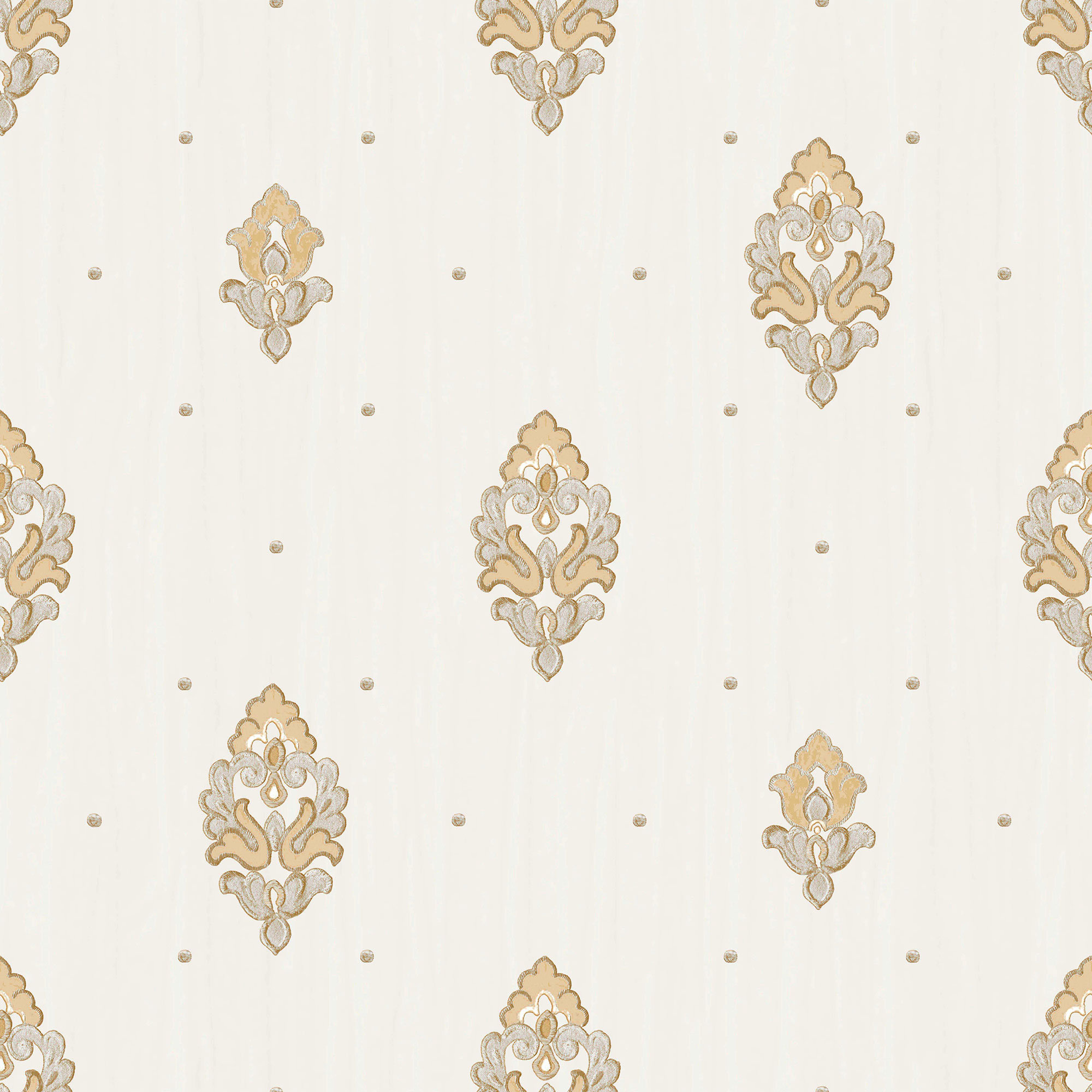 Galerie Wallcoverings Opulence Luxury Italian Motif Glitter/Shimmer ...
