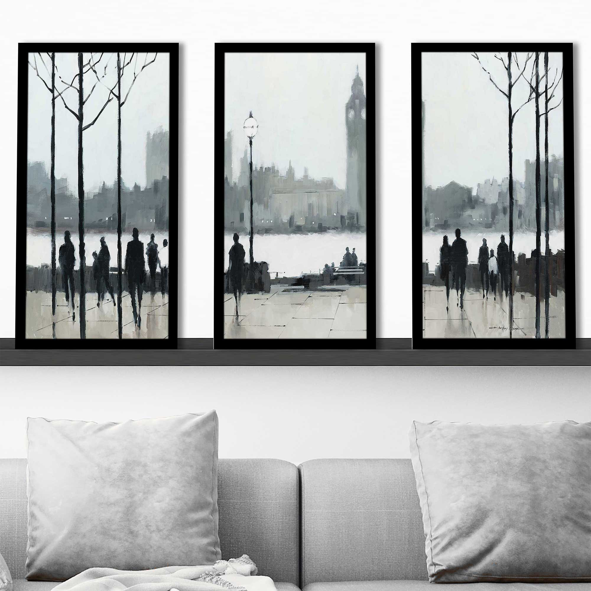 Red Barrel Studio "Morning London" par E. Anthony Orme - peinture sur ...