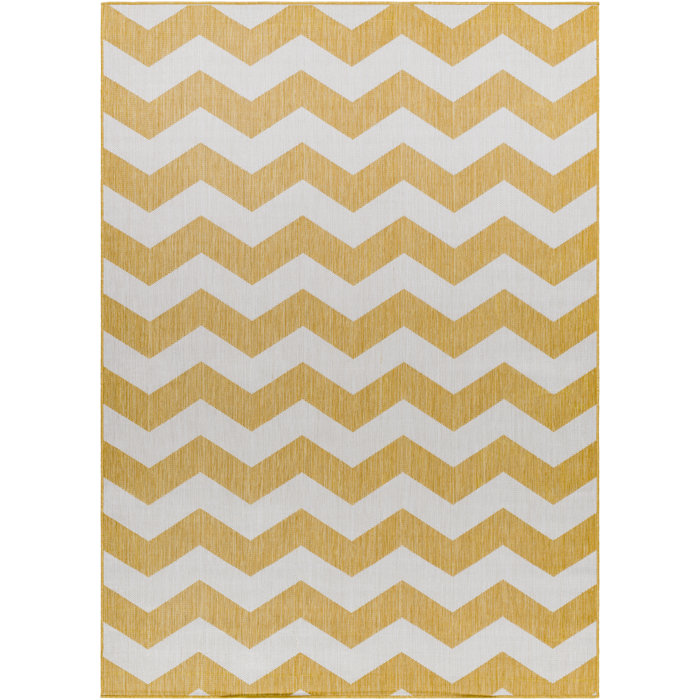 George Oliver Digiorgio Chevron Indoor / Outdoor Rug & Reviews | Wayfair