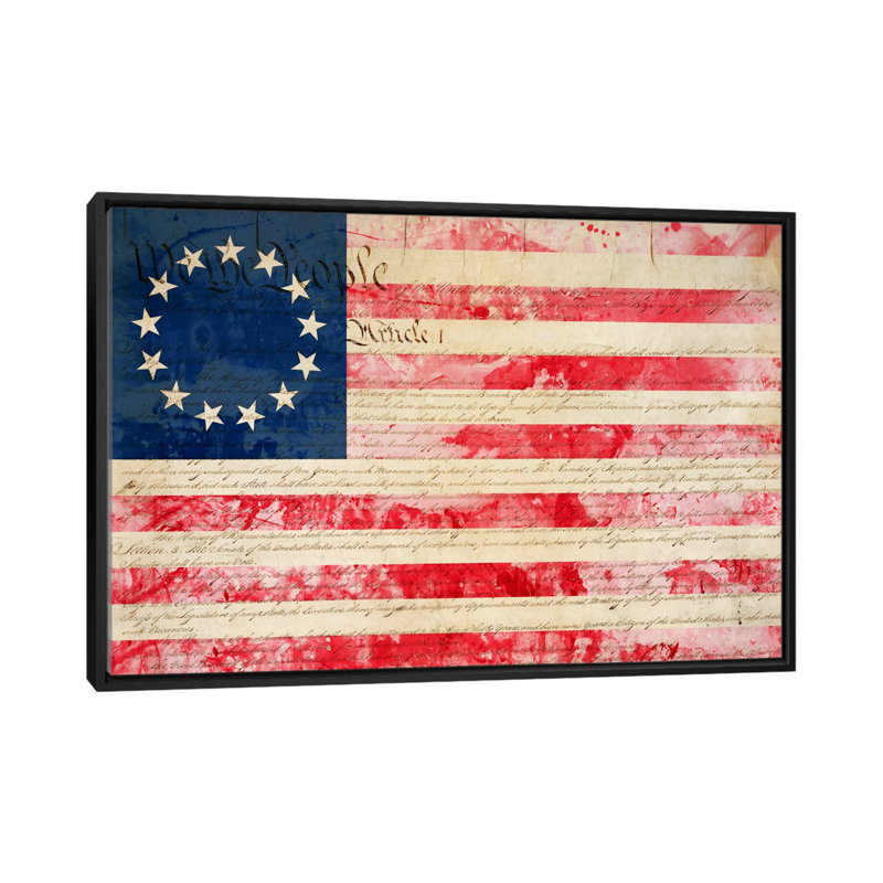 american flag constitution background