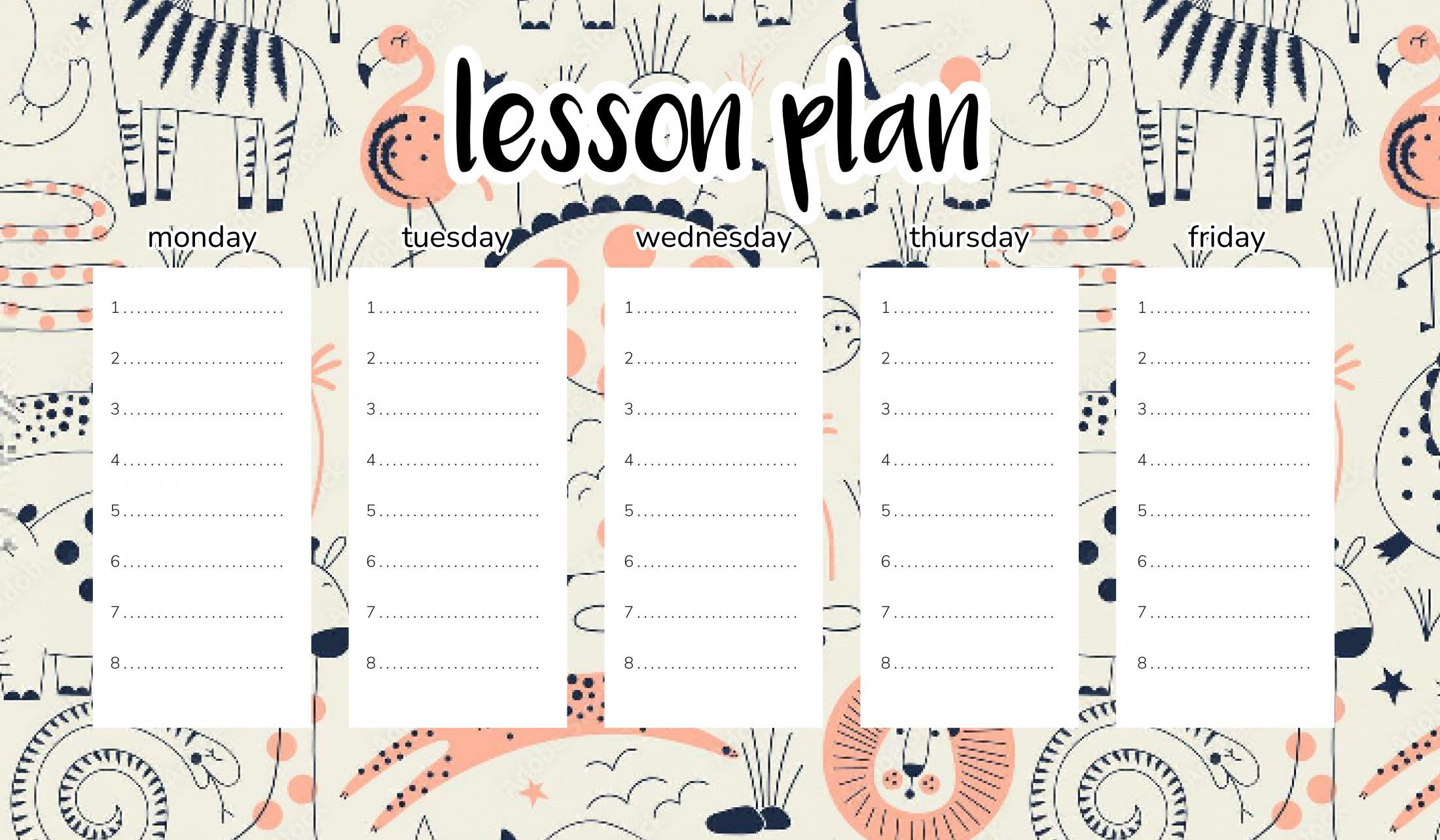 Wallvy Magnetic Lesson Plan Savannah Animals | Wayfair.co.uk