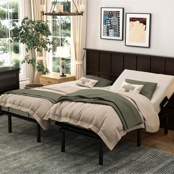 Latitude Run® Maxille Adjustable Bed with Wireless Remote | Wayfair