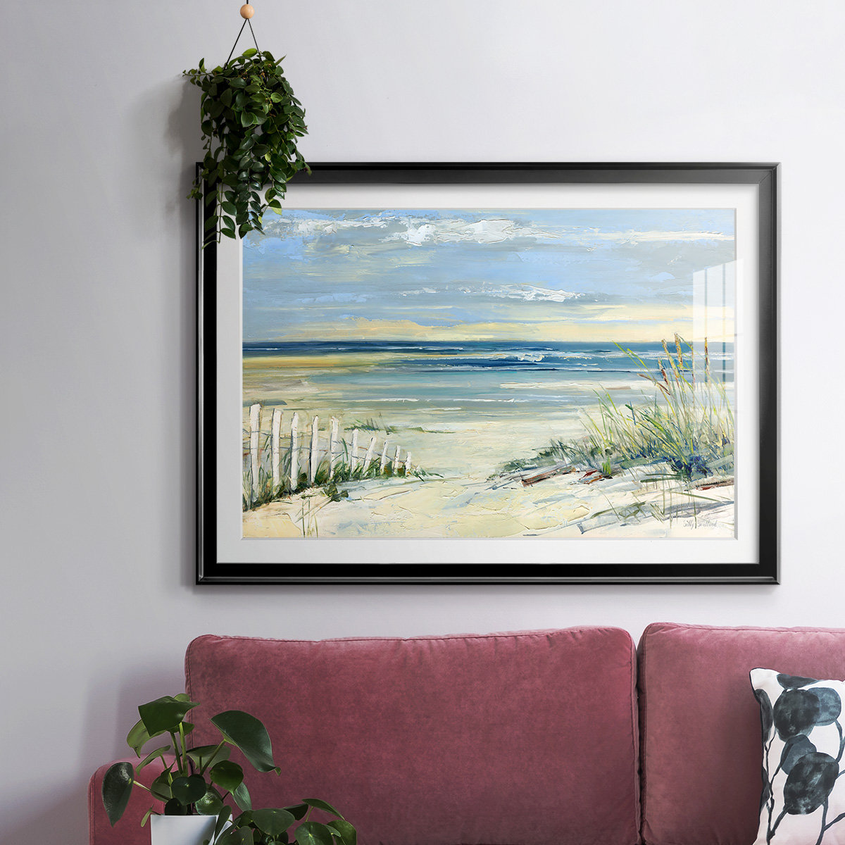 Highland Dunes Path To Sea Framed On Paper Print | Wayfair