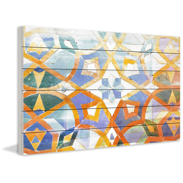 Parvez Taj 'Taero' by Parvez Taj Painting Print on White Wood | Wayfair