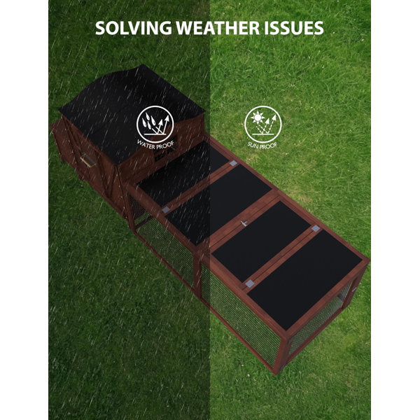 Tucker Murphy Pet™ Elvisa 13 Square Feet Walk in Chicken Coop with ...