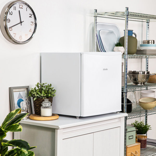 Abode Attf0e1w 43l Compact Table Top Fridge - White | Wayfair.co.uk