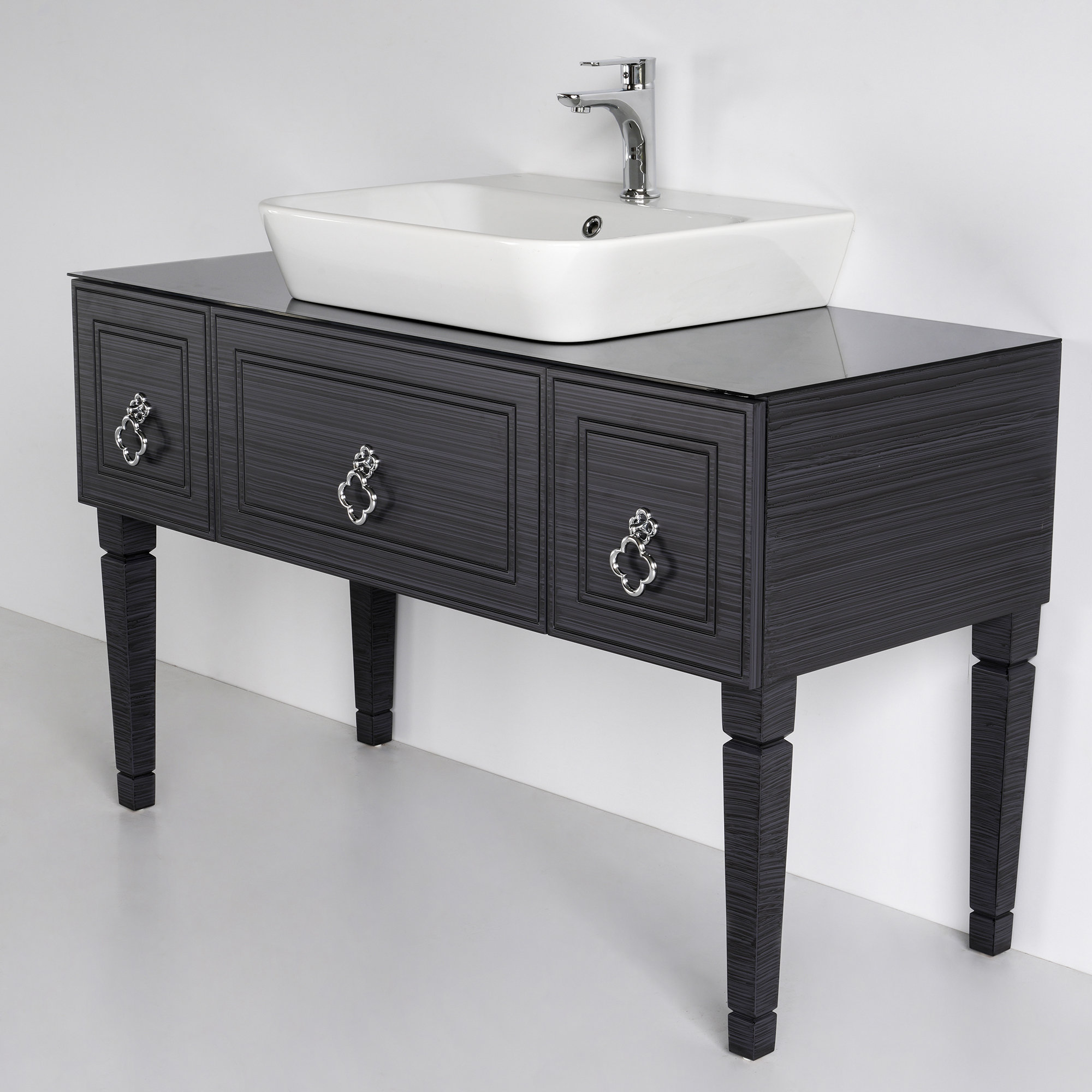 BagnoLand Violet 48 inch Graphite Gray Single Sink Bathroom Vanity ...