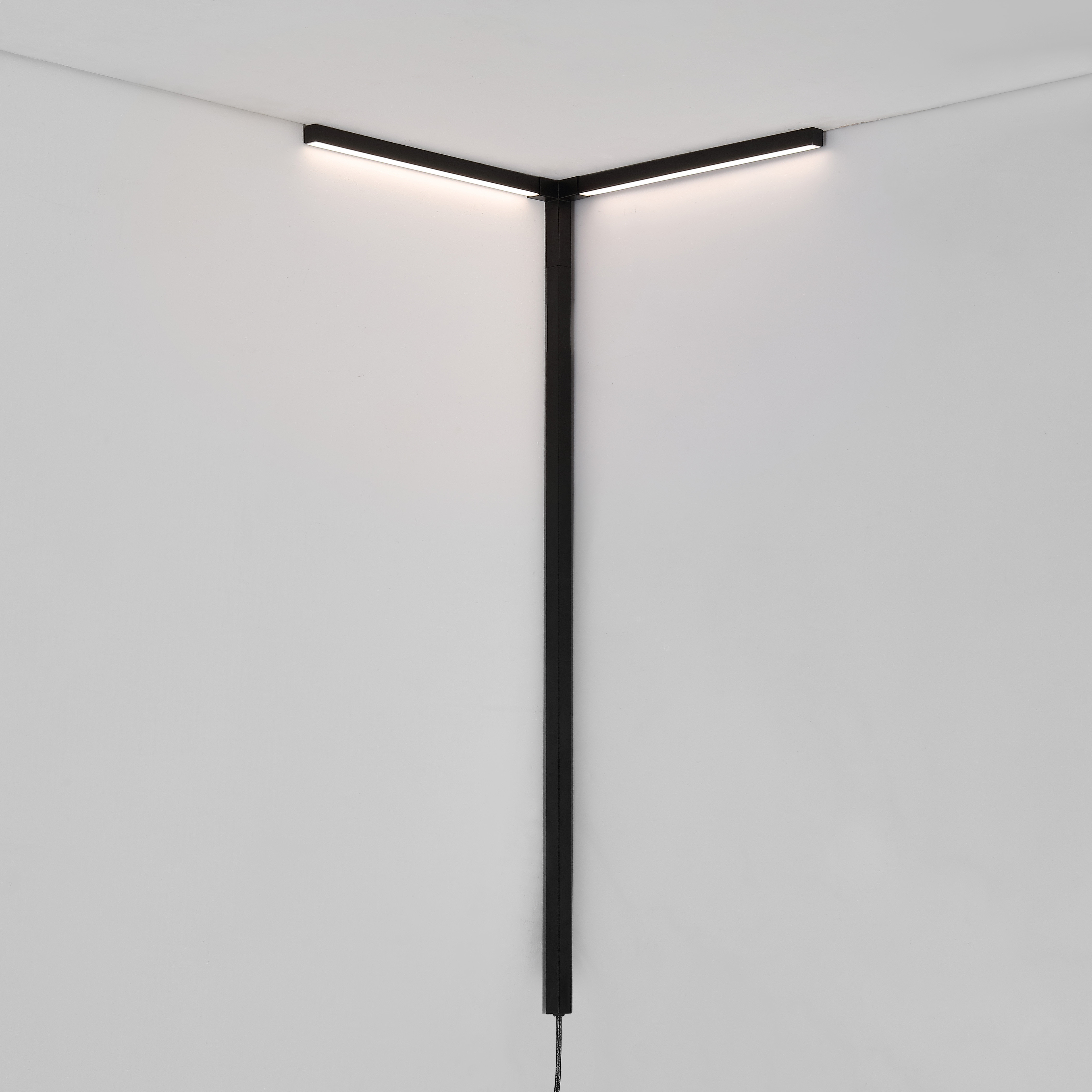 Ivy Bronx Kolade Aluminum Metal LED Plug-in Corner Wall Light | Wayfair