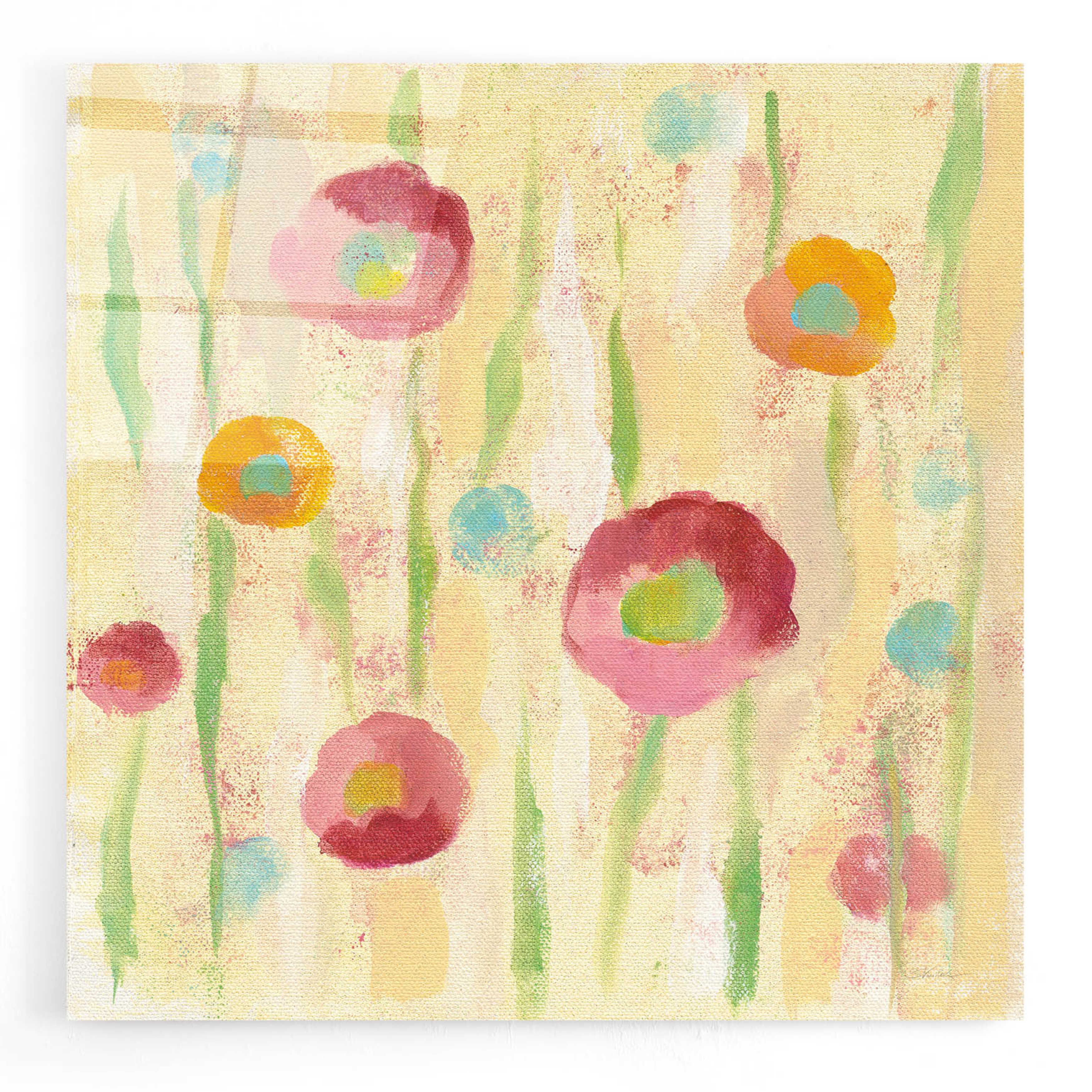 Winston Porter ''Breezy Floral Element 1'' By Silvia Vassileva Acrylic ...