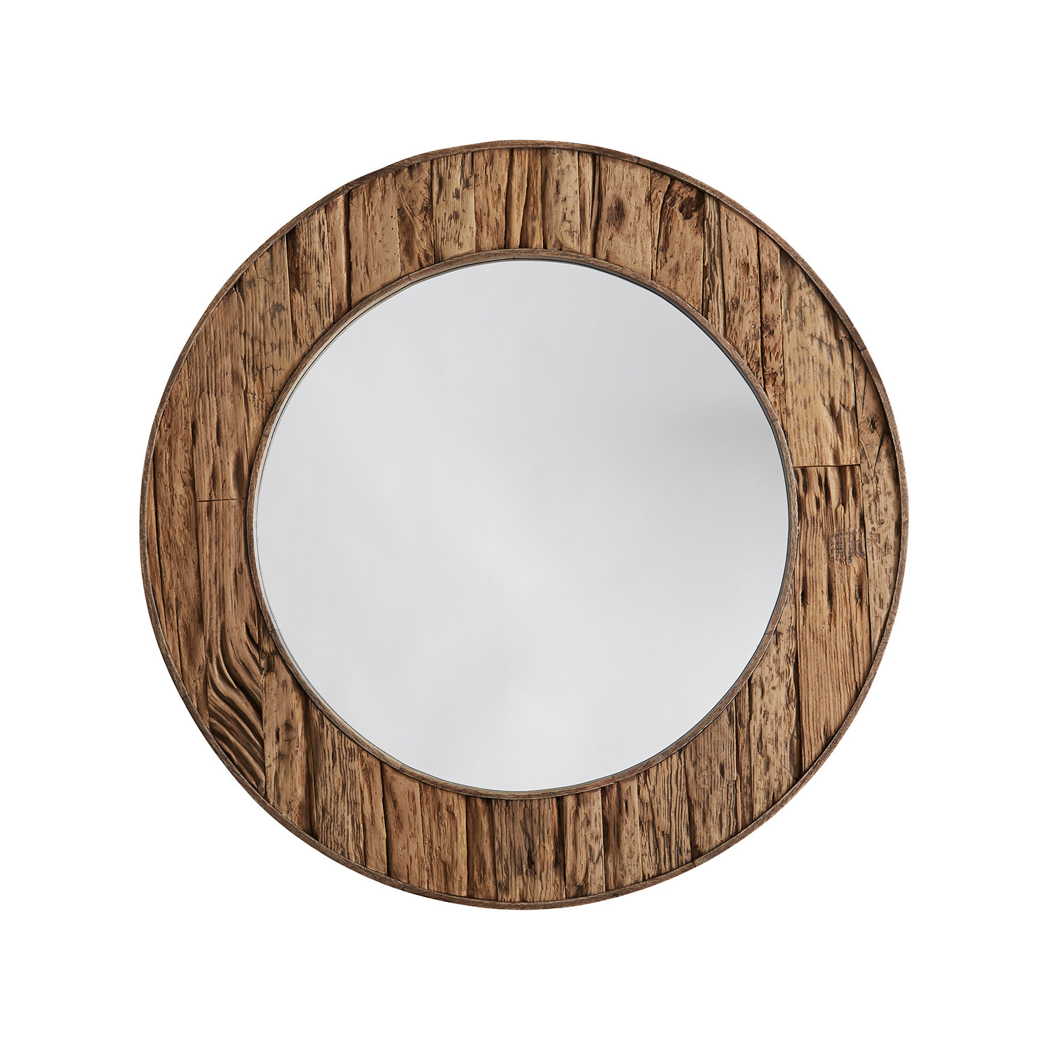 Loon Peak Kristie Rustic Beveled Distressed Accent Mirror - Wayfair Canada
