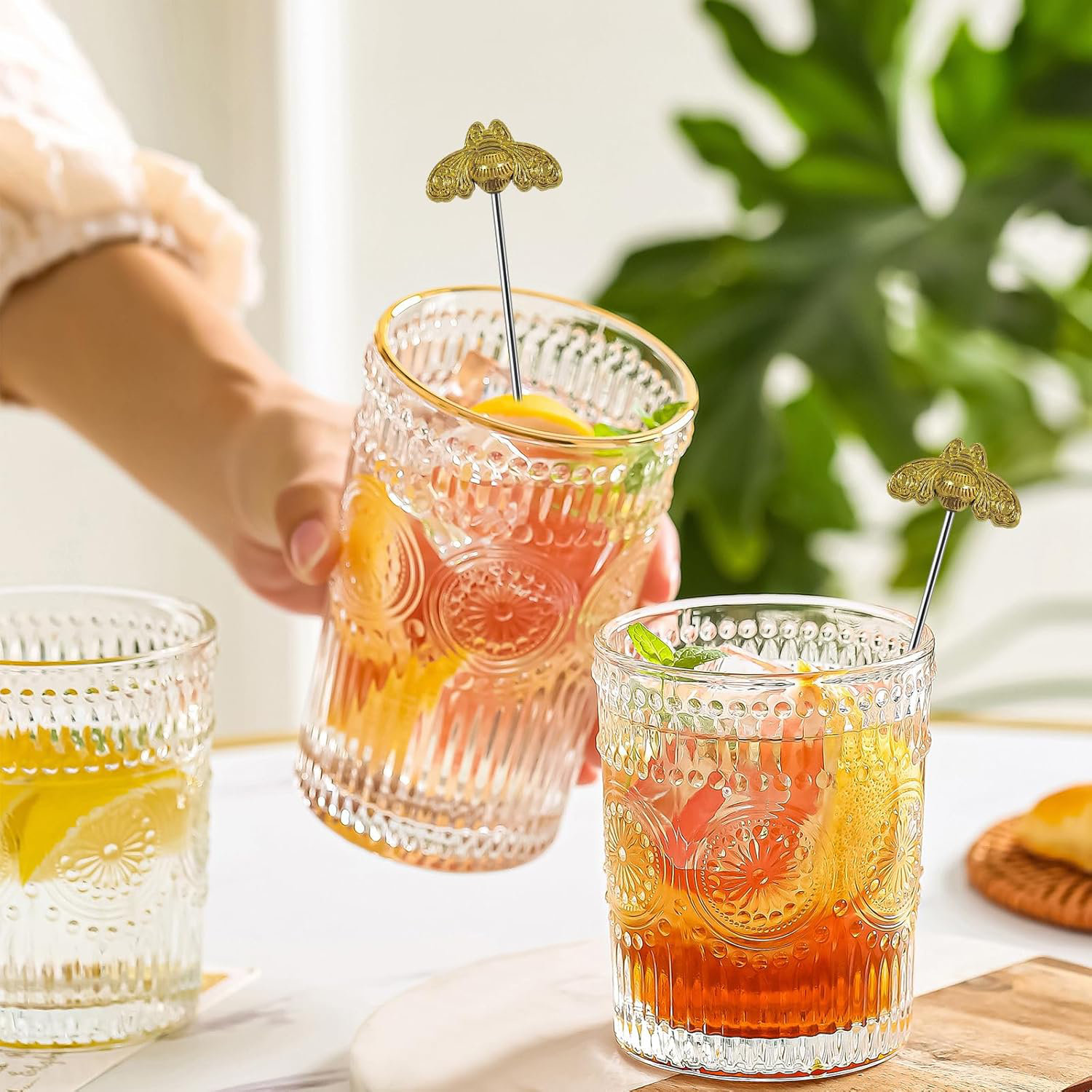 August Grove® 8Pcs Bee Metal Cocktail Picks Stick | Wayfair