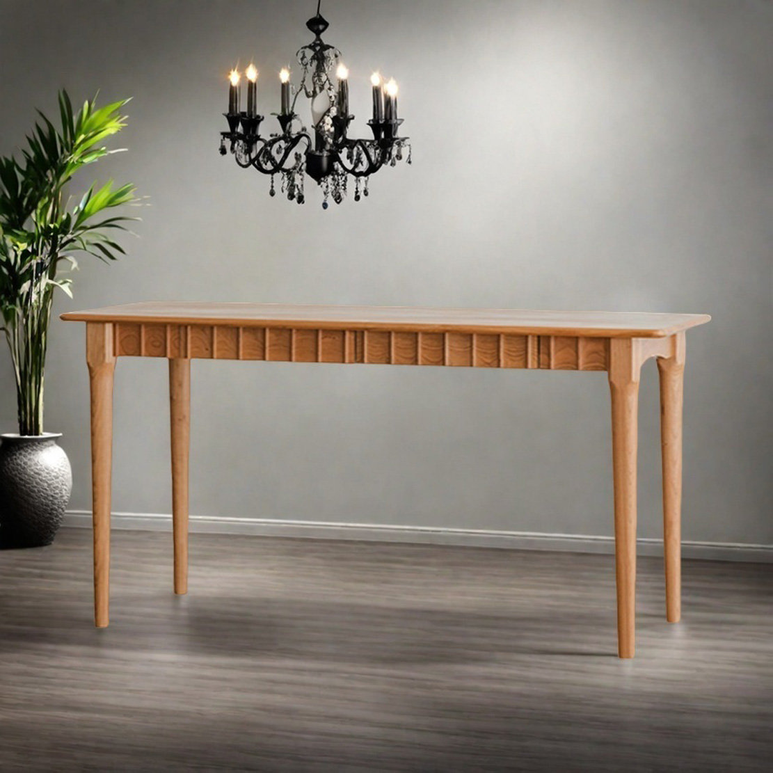 Loon Peak® Solid wood refined multi-functional dining table | Wayfair