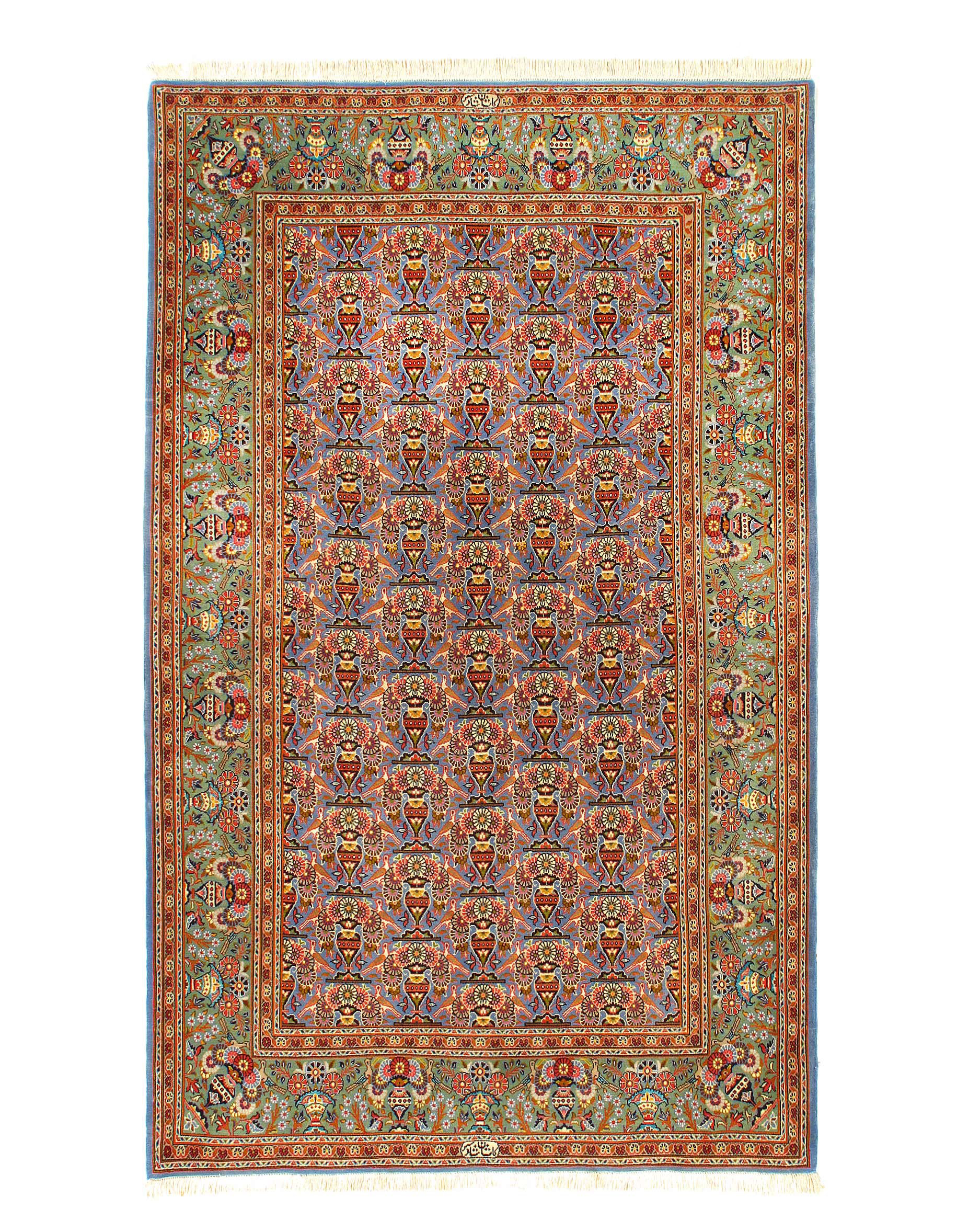 Isabelline Fela One-of-a-Kind 4'8" X 7'7" 2000s Area Rug in Light Blue ...